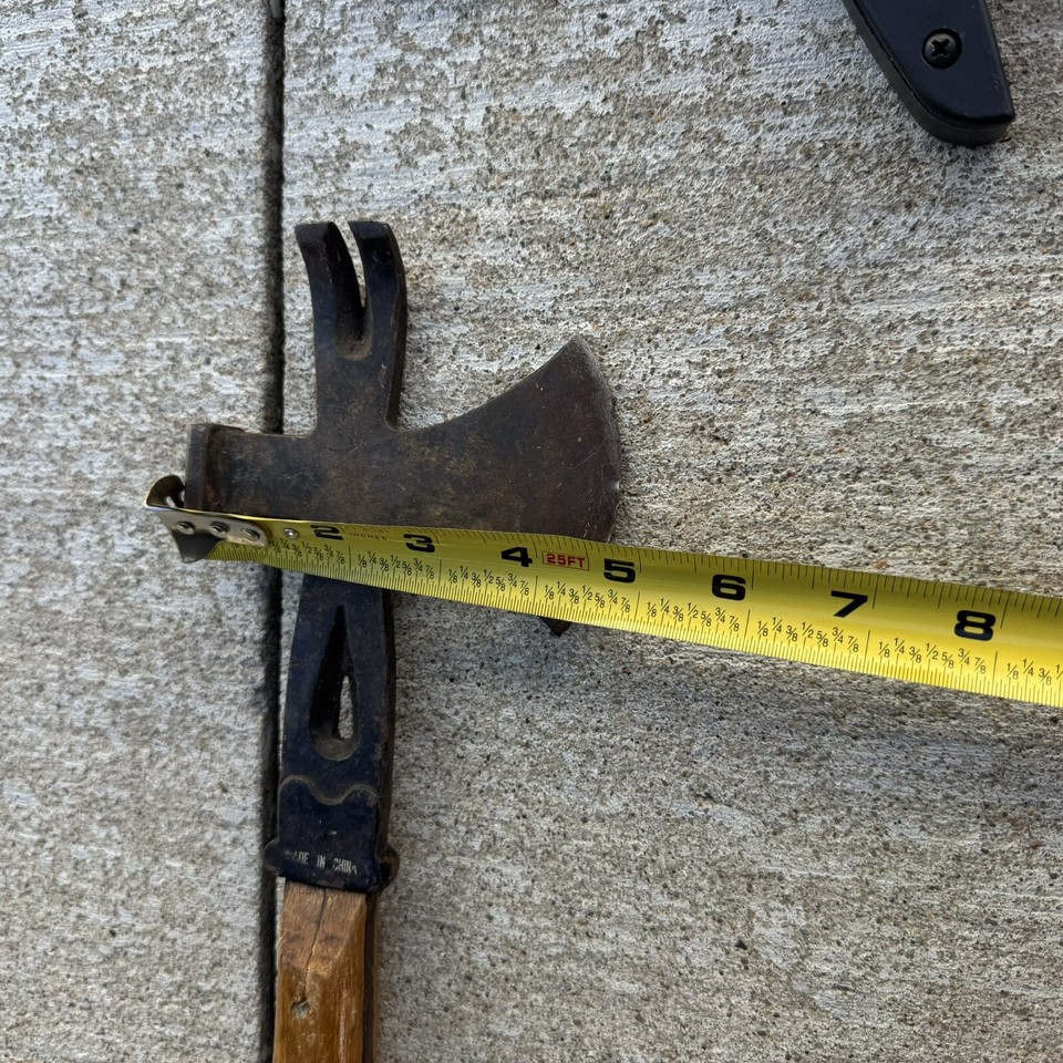 VTG Hatchet Axe Tomahawk Hammer Nail Puller Multi tool Pry Bar Wood ...
