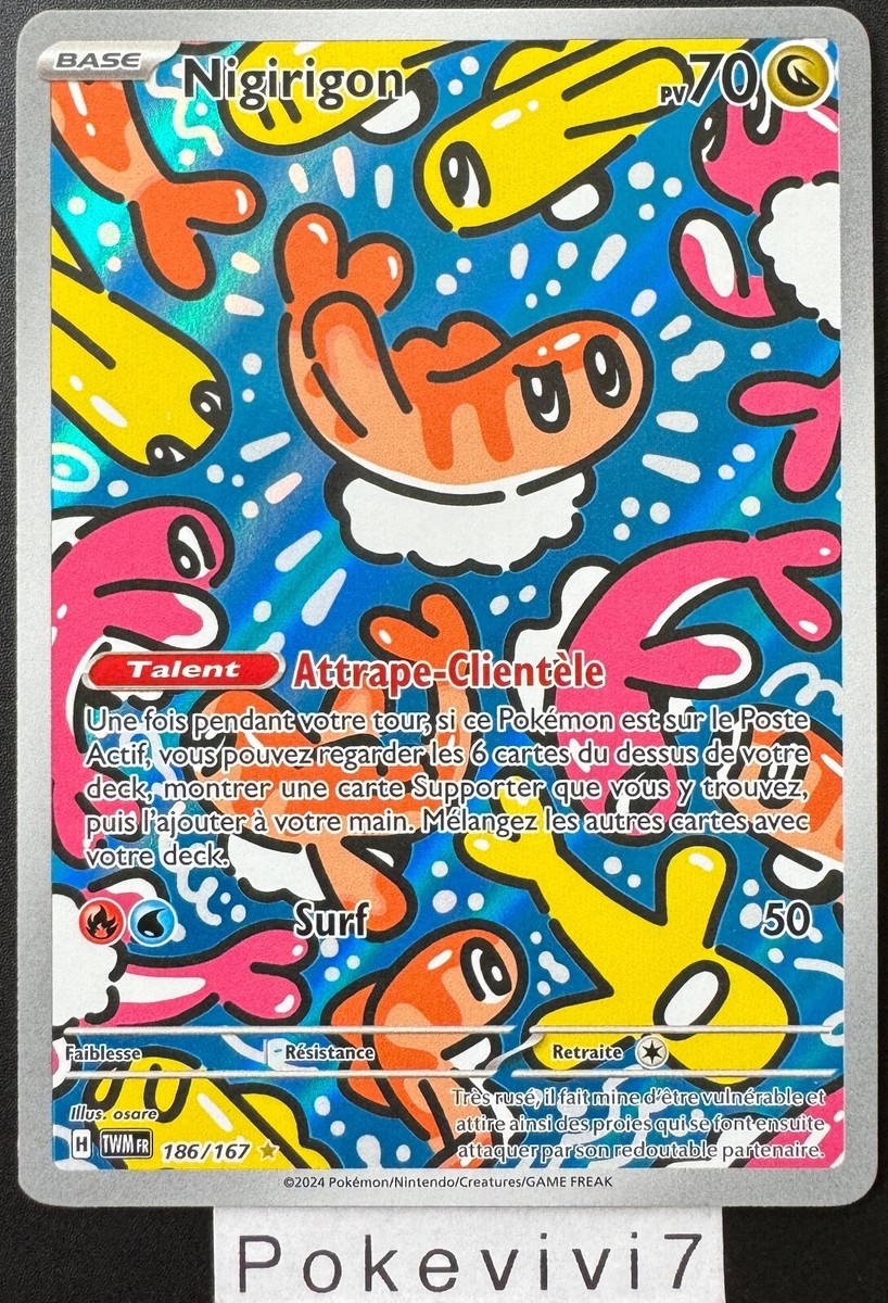 Nigirigon Carte Pokémon Étincelles Déferlantes Nigirigon 226