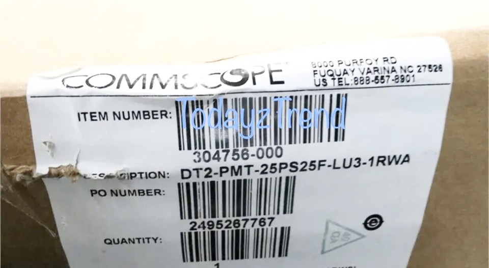 DT2-PMT-25PS25F-LU3-1RWA Tyco Pair 25' Mount Pole Stub CommScope 304756 ...