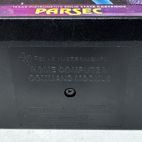 Parsec 1982 Retro Game Cartridge & Manual Texas Instruments TI-99/4A ...