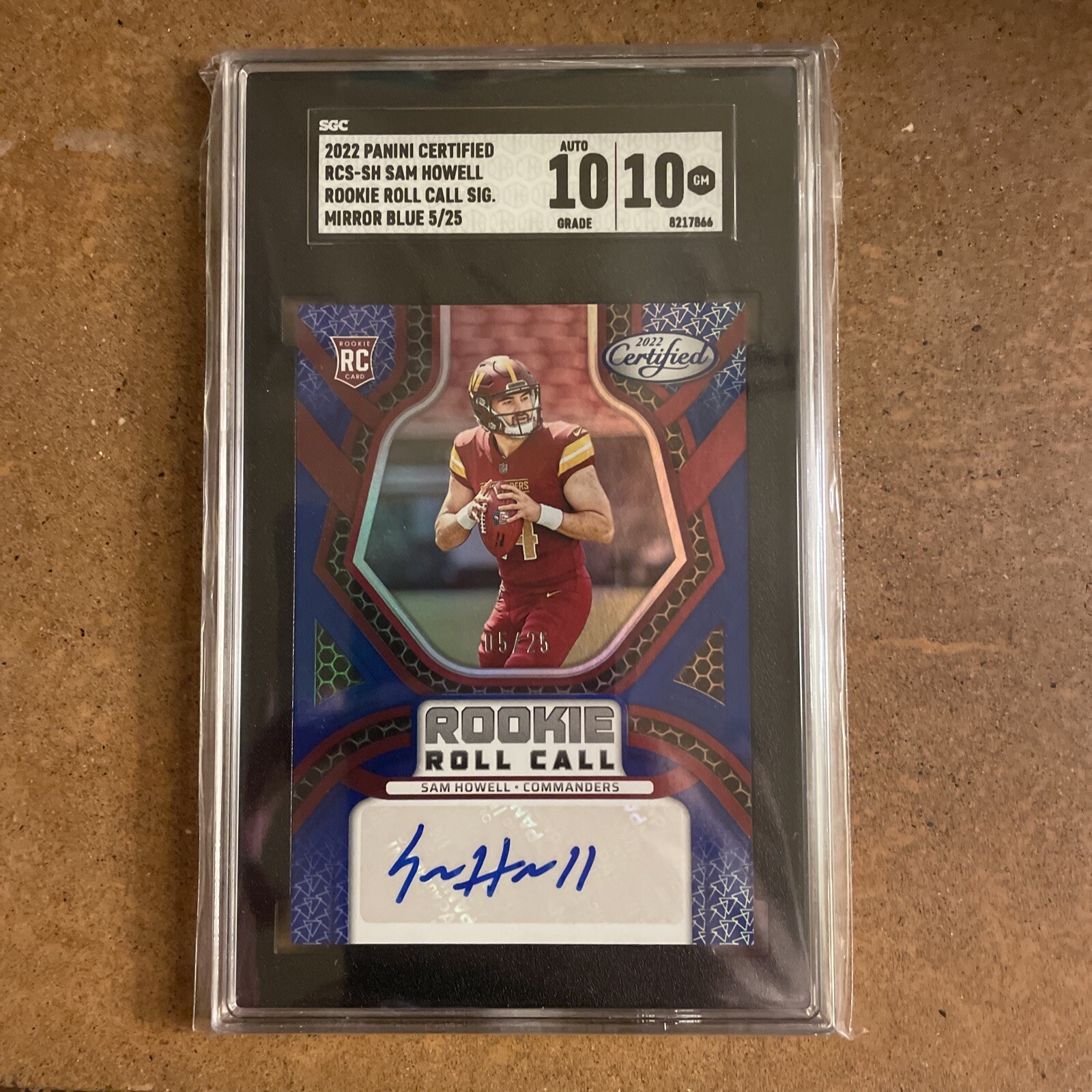 2022 Panini Certified - Rookie Roll Call Signatures Sam Howell #RCS-SH ...