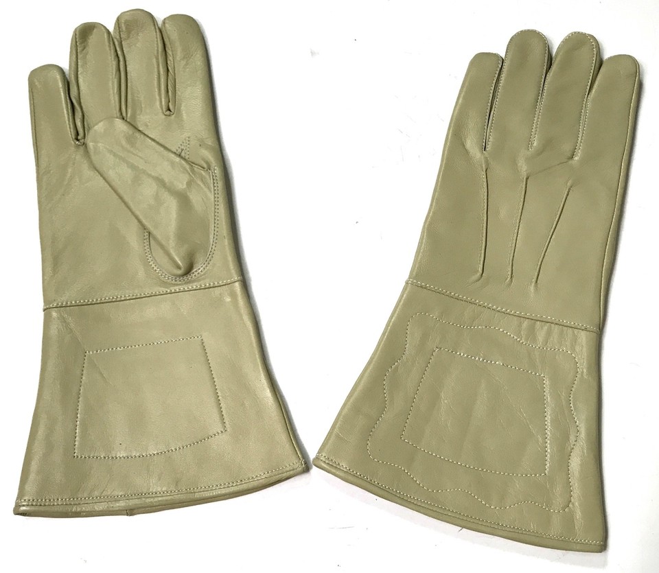 INDIAN WARS US UNION M1876 CAVALRY LEATHER RIDING GAUNTLETS GLOVES ...