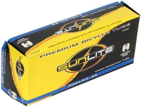 Sunlite Thorn Resistant Bicycle tube 700 x 40-45 SCHRADER Valve | eBay
