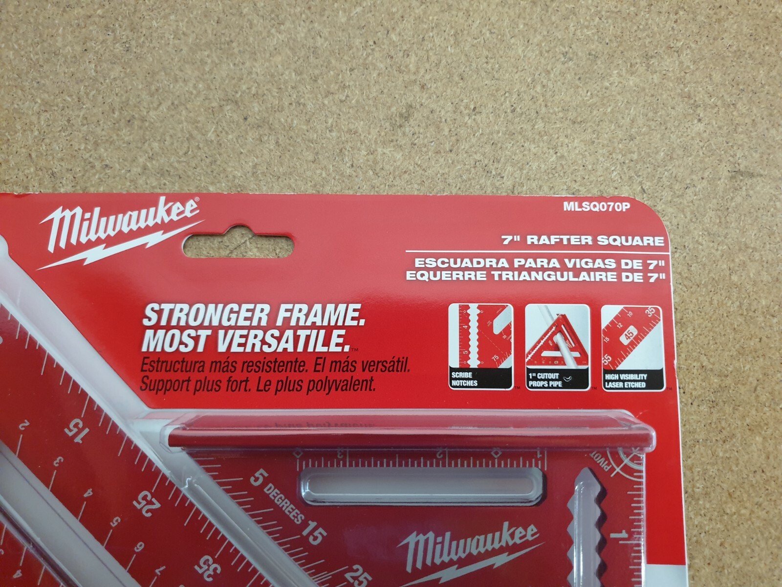 Milwaukee 7 in. Rafter Square and 4-1/2 in. Trim Square Set MLSQ070 | eBay