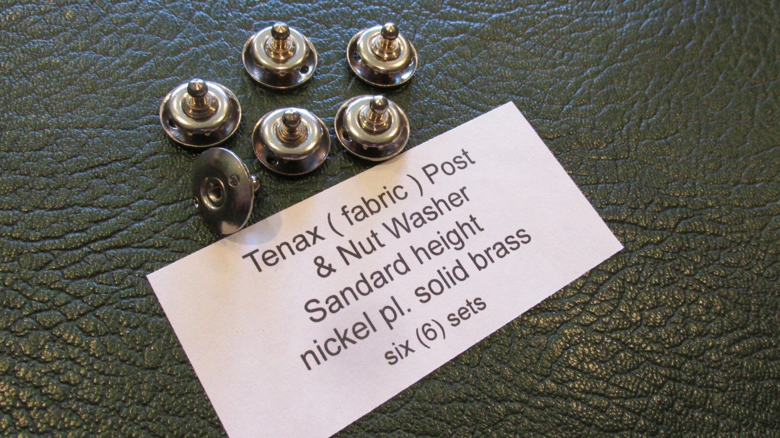 TENAX Pull FASTENER STD Post & Nut (6) six sets Non rusting convertible ...