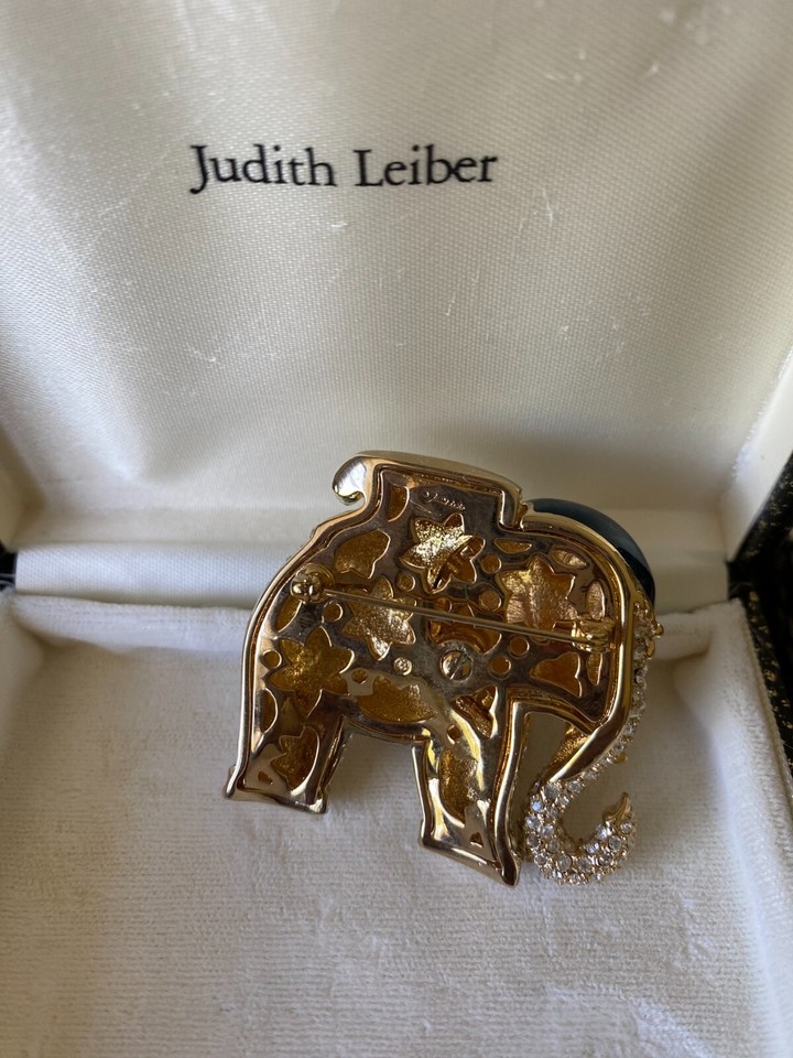 Judith Leiber Elephant brooch | eBay