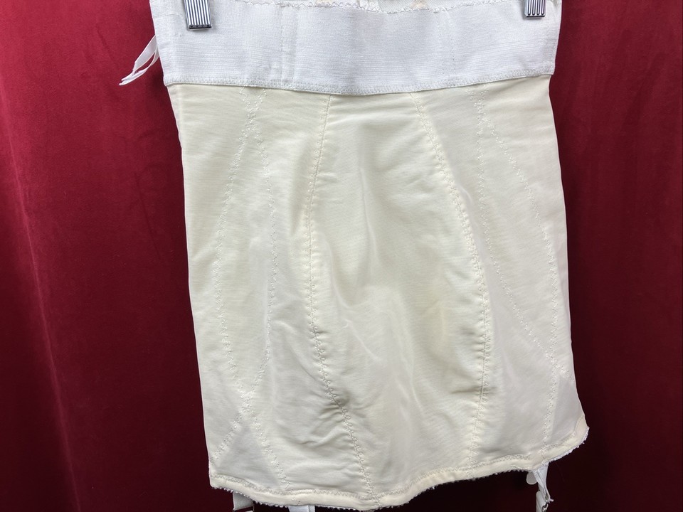 XL High Waist Boned Bottom Girdle Mesh Control Garters N&mo Sissy Pinup ...