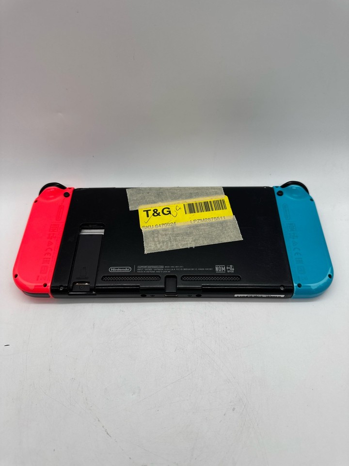 (BROKEN) Nintendo Switch Gaming Console System Neon Blue Neon Red Joy ...