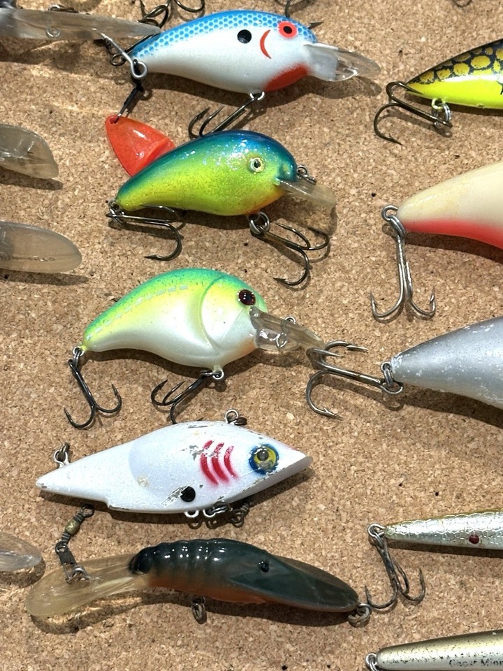 52 Crankbait Rebel Cordell big o bandit Storm Bomber bill dance Lure ...