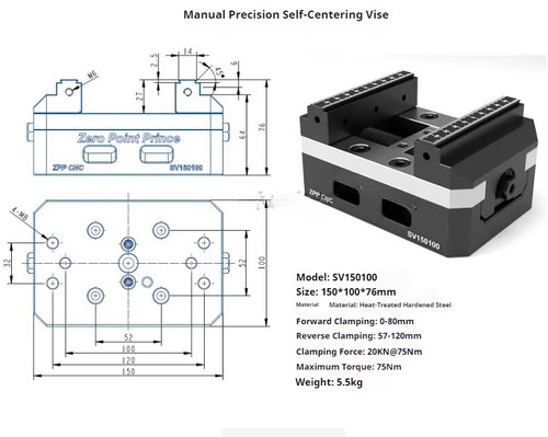 Four-axis Bridge Plate CNC Fixture Turntable Block Four-axis Self ...