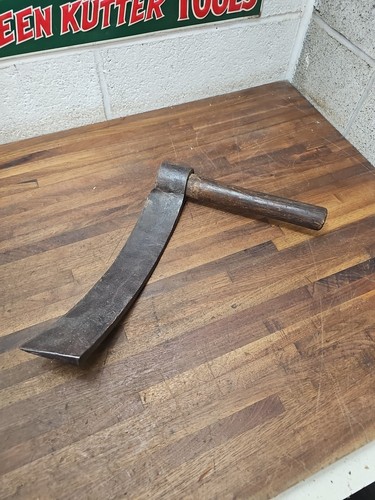 K191- Antique Hand Forged Curved Froe Cooper's Stave Woodworking Tool ...