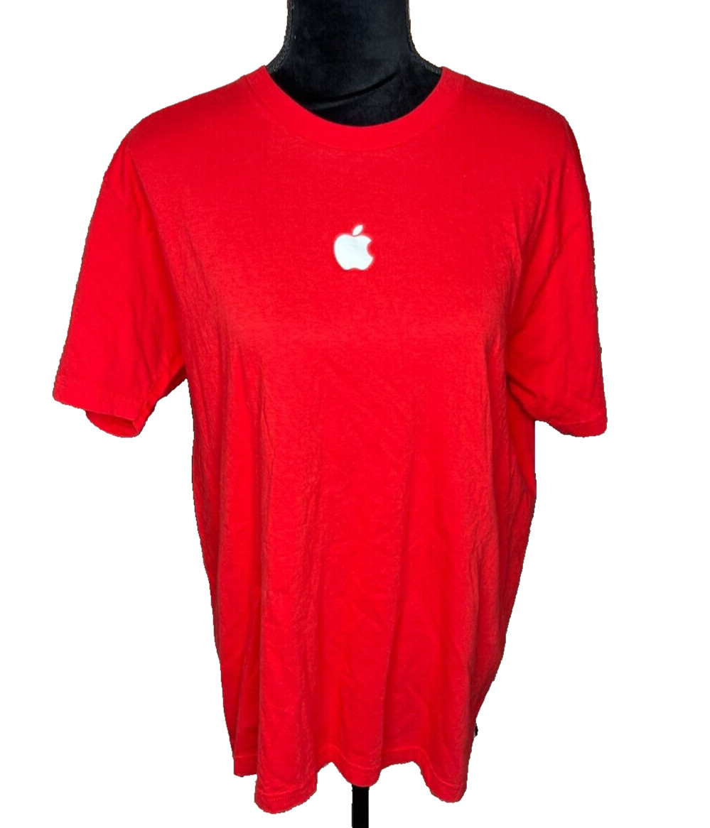 American Apparel Apple Store Logo Employee t-shirt te… - Gem