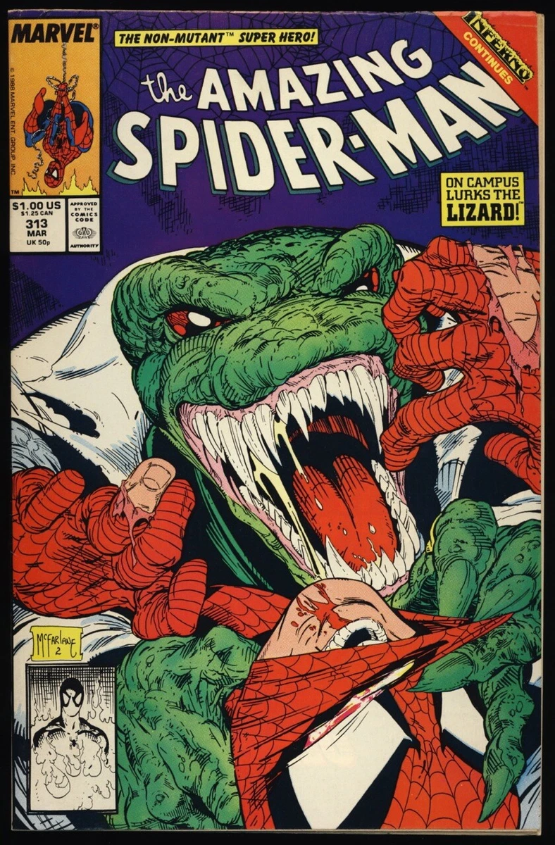 Lizard Man Spiderman Comic