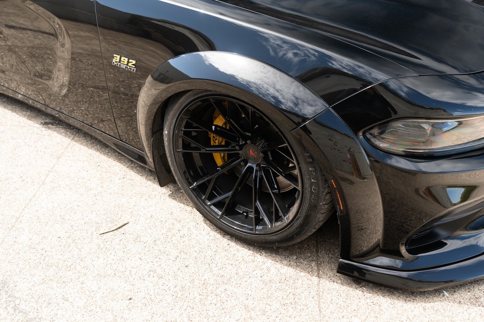 20” FERRADA FR11 BLACK CONCAVE WHEELS RIMS FOR DODGE CHARGER WIDEBODY ...