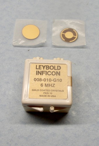 Film Thickness Monitor Crystals 6 MHz Leybold Inficon Pack of 10 Each ...