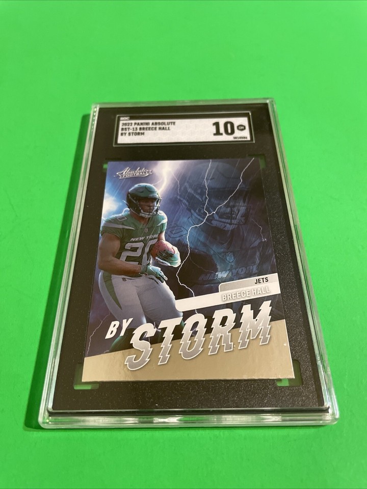 2022 Absolute Breece Hall By Storm #BST13 New York Jets Football Card ...