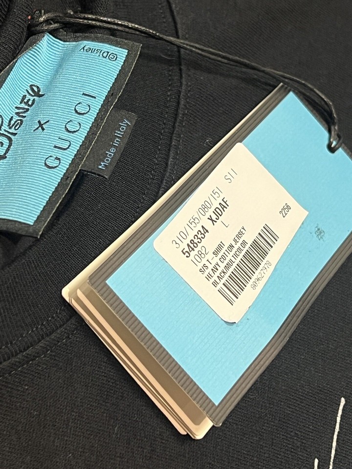 Authentic Gucci x Disney Collab Donald Duck Flash T-Shirt Large | eBay