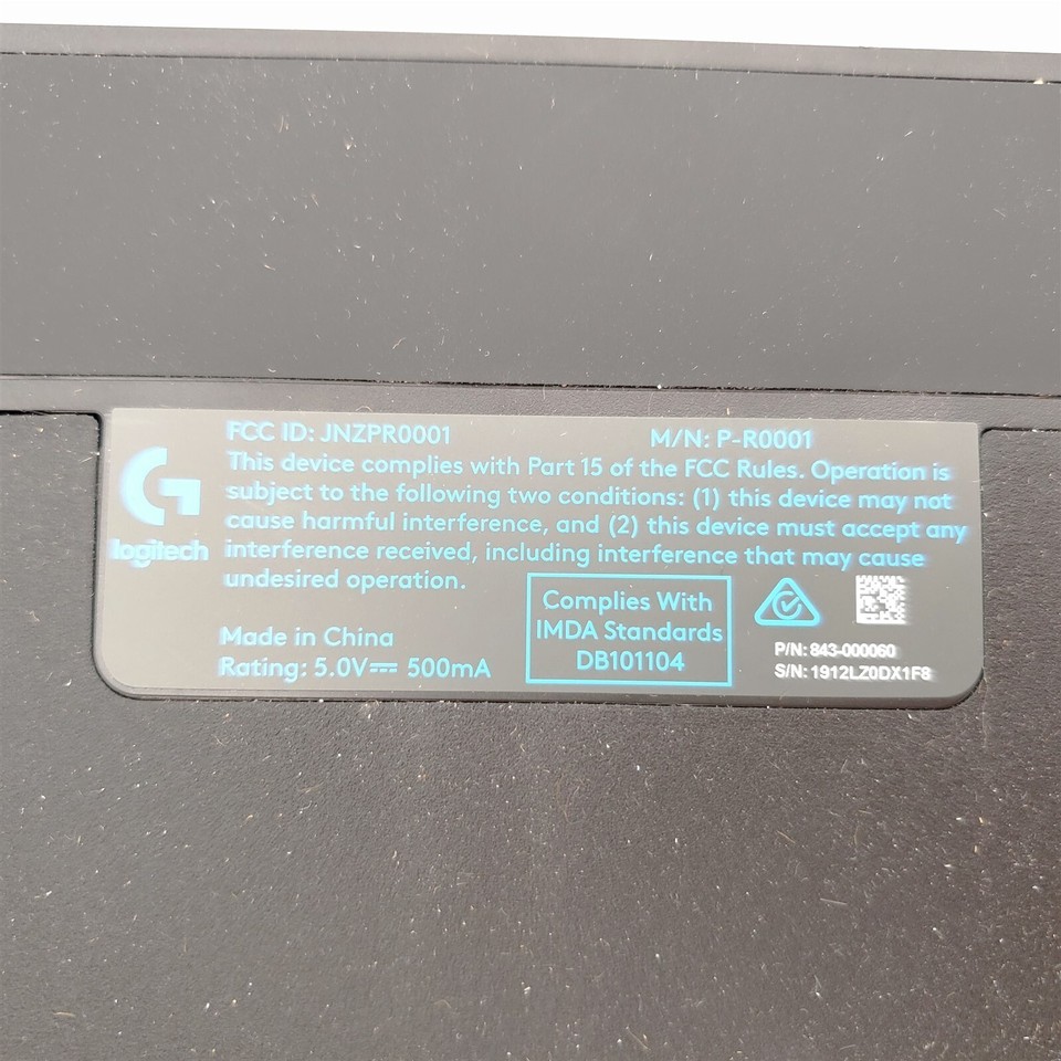 Logitech G Powerplay Wireless Charging System for G502 Lightspeed, G703 ...