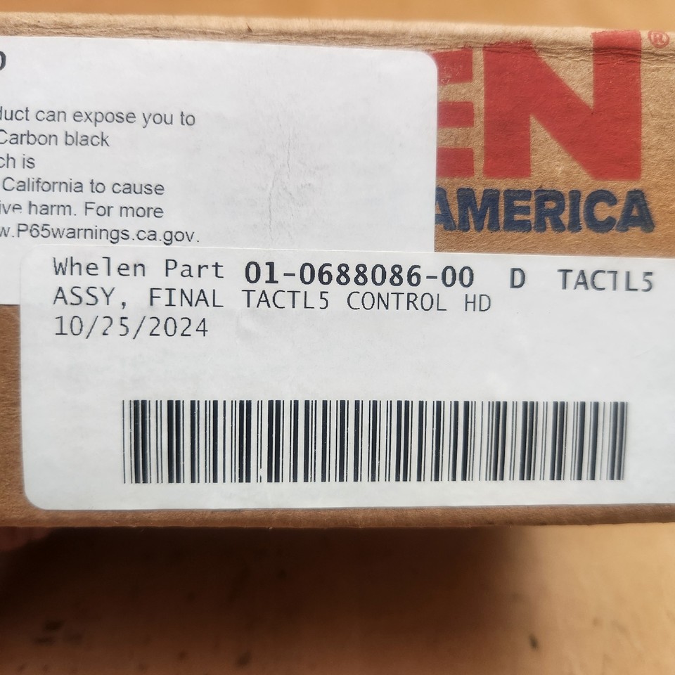 Whelen Traffic Advisor Controller 01-0688086-00 Final TACTL5 Control HD ...