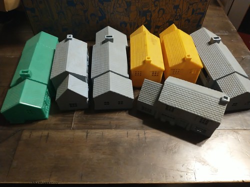 LOT 7 Vintage Marx HO Scale House Buildings | eBay