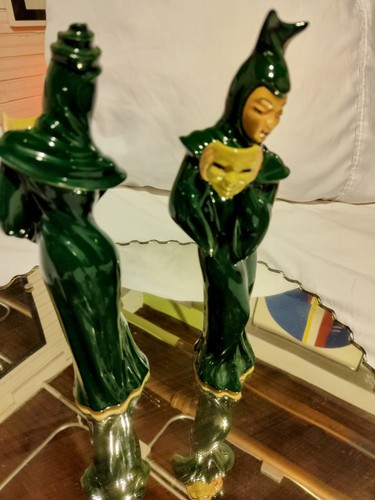 Ceramic Arts Studio Comedy And Tragedy Figurines Vintage | eBay