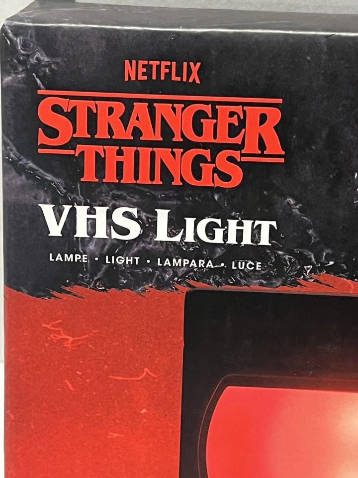 NETFLIX STRANGER THINGS VHS LIGHT w/RED LEDs NIB | eBay