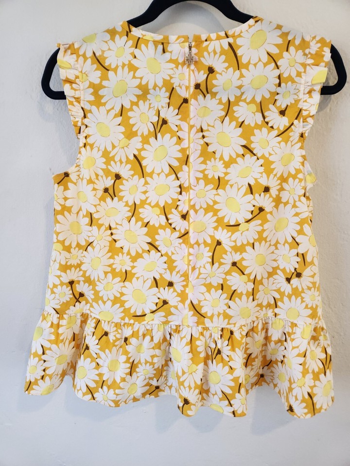 Kate Spade Kate Daisy flounce top size 6 | eBay
