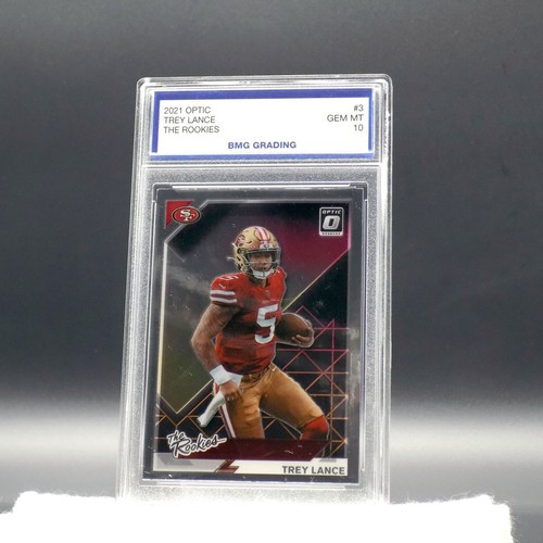 2021 Optic Trey Lance The Rookies Rookie Card #TR-3 49ers BMG 10 GEM ...