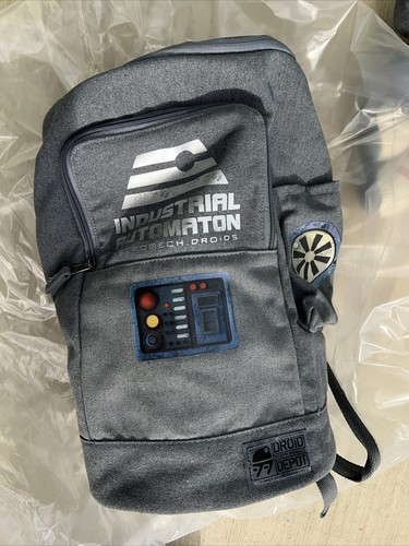Star Wars Backpack Gray Droid Depot Galaxys Edge Industrial Automation ...