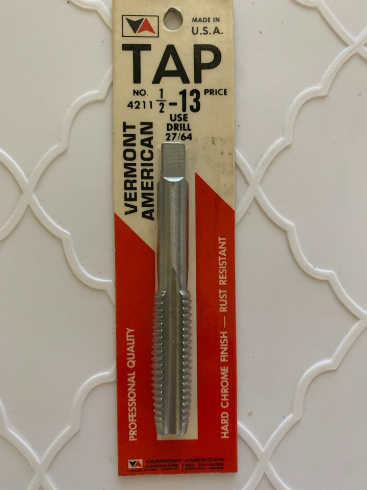 Vermont American Tap and Die Vintage Threading Tools Hard Chrome Finish ...