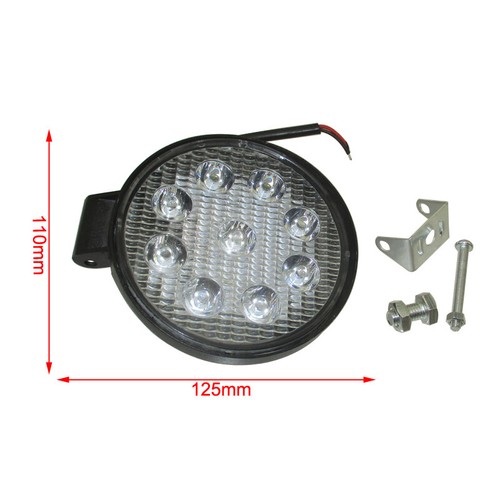 27w 4" LED Headlight For 110cc 125 150 200 250 400 800cc ATV Quad Go ...