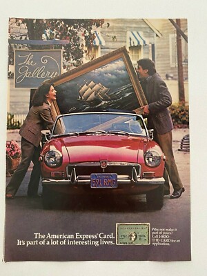 American Express Card Part of a lot of interesting lives Vintage 1985 ...