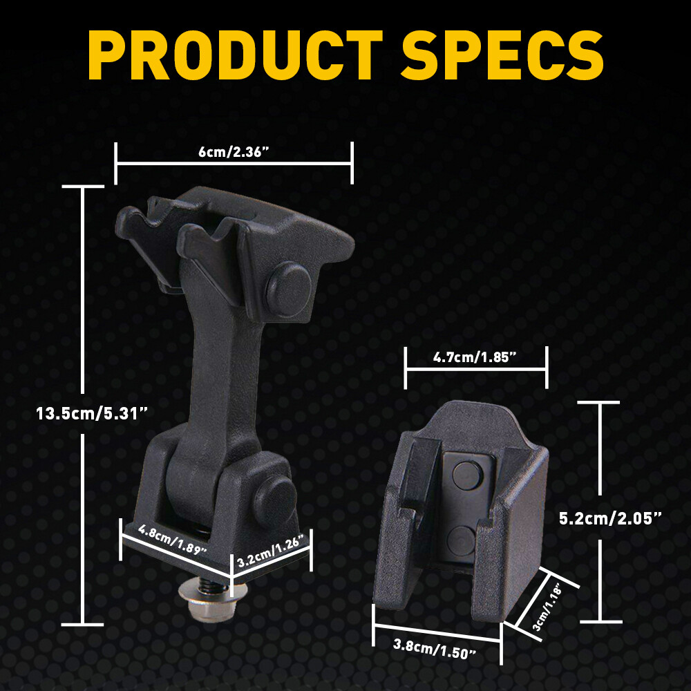 Strong Hood Lock Pins Latch Hood Latches Kit Catch Fit Jeep Wrangler TJ ...