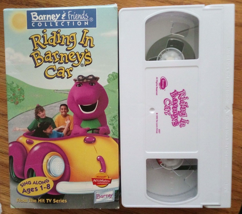 Riding In Barney's Car 🚘(VHS-1995) VGC~Friends Collection~Printed Tape ...