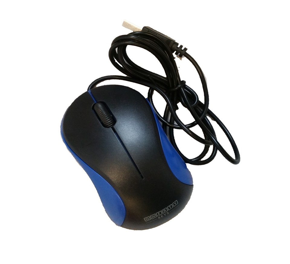 CLEARANCE - 100 Mice Blue Modern USB Wired Optical 3D Computer Mouse ...