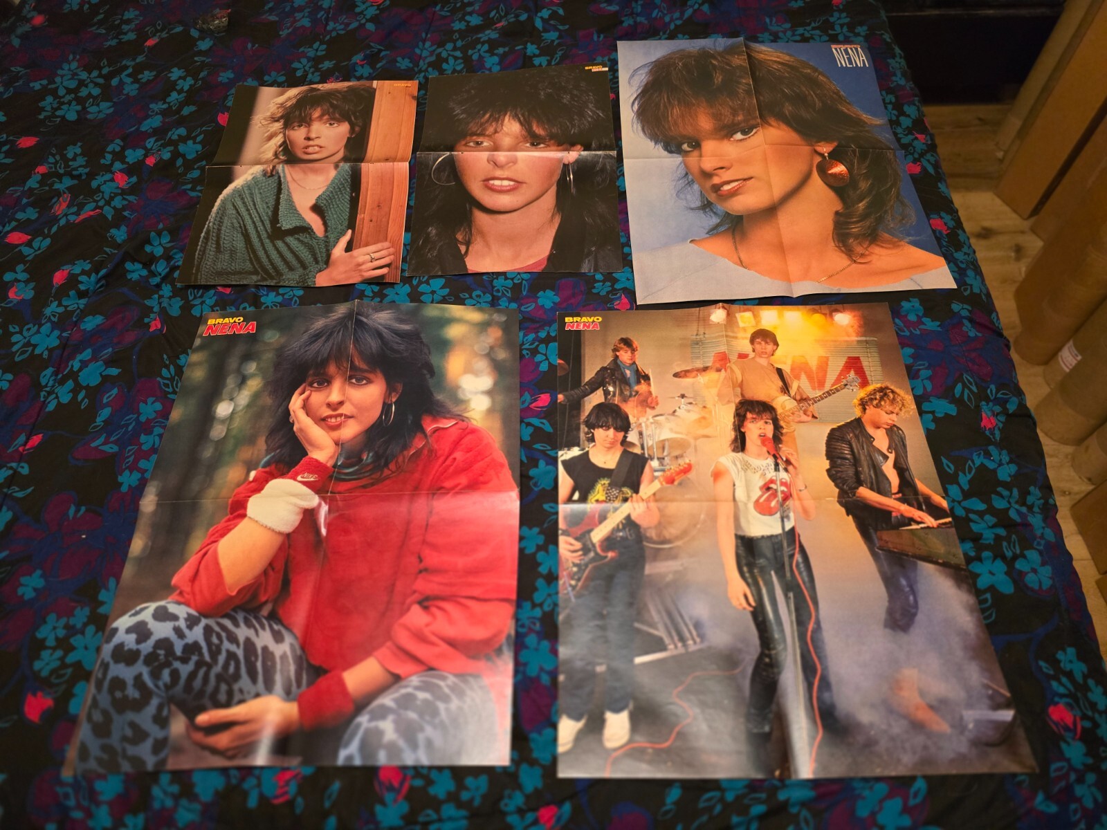 NENA - SET OF 5 ORIGINAL BRAVO MAGAZINE FOLDOUT POSTERS | eBay