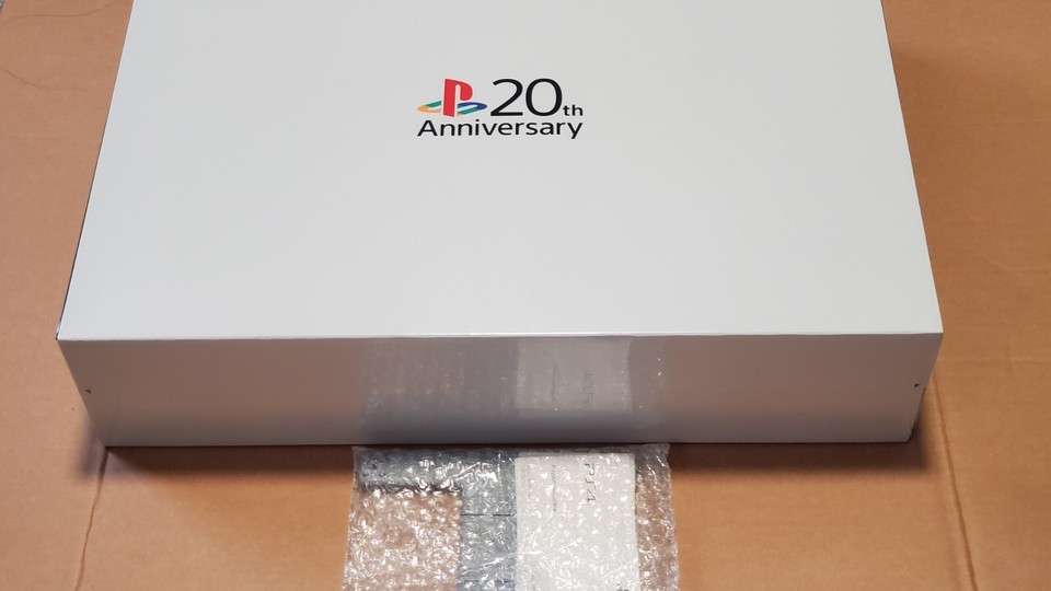 RARE Sony PS4 20th Anniversary Edition Factory Sealed Only 12300 made ...