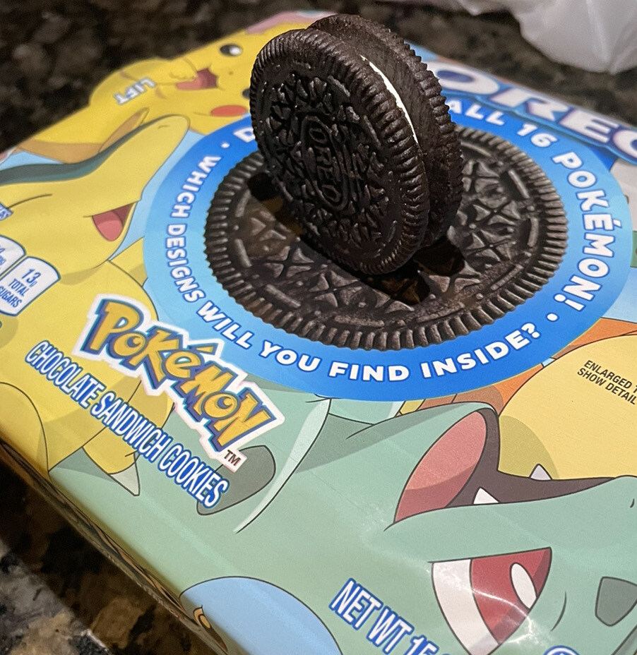 Pokémon Oreo Mew Legendary Rare Perfect Condition New Cookie In Hand | eBay