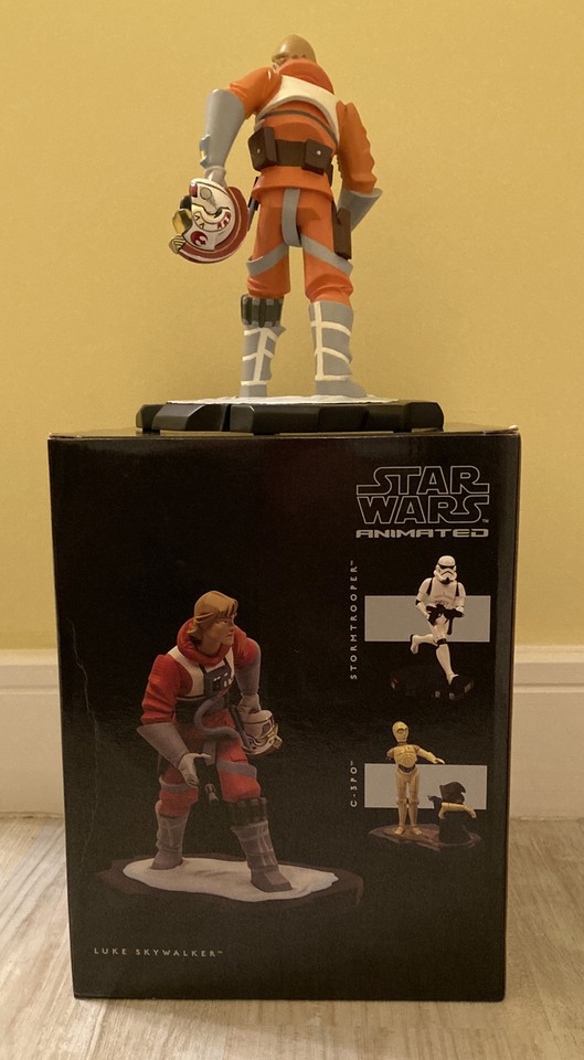 Star Wars Gentle Giant Animated Luke Skywalker X-Wing Pilot Ltd Edition ...