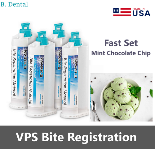 Dental VPS Bite Registration FAST SET Impression Material Mint ...