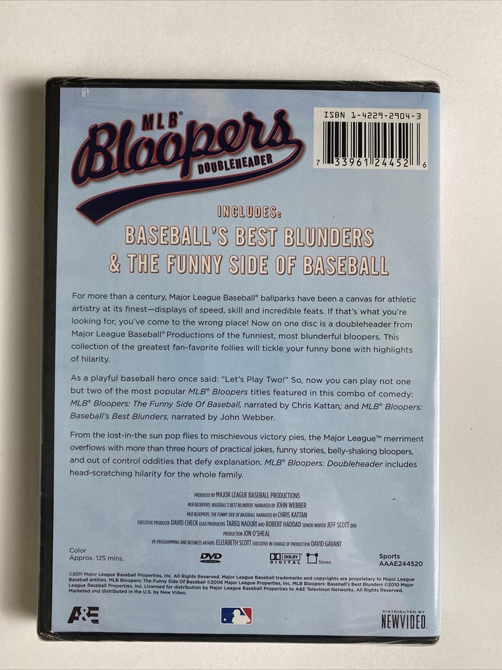 MLB Bloopers: Deluxe Doubleheader DVD New 733961244526| eBay