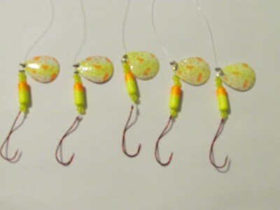 SUZIES SPINNERS 5 Slow Death Floater Crawler Harnesses Colorado Blades ...