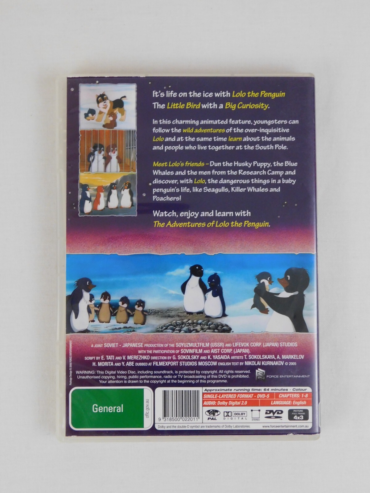 The Adventures Of Lolo The Penguin : Animation World (DVD, 2006) PAL ...