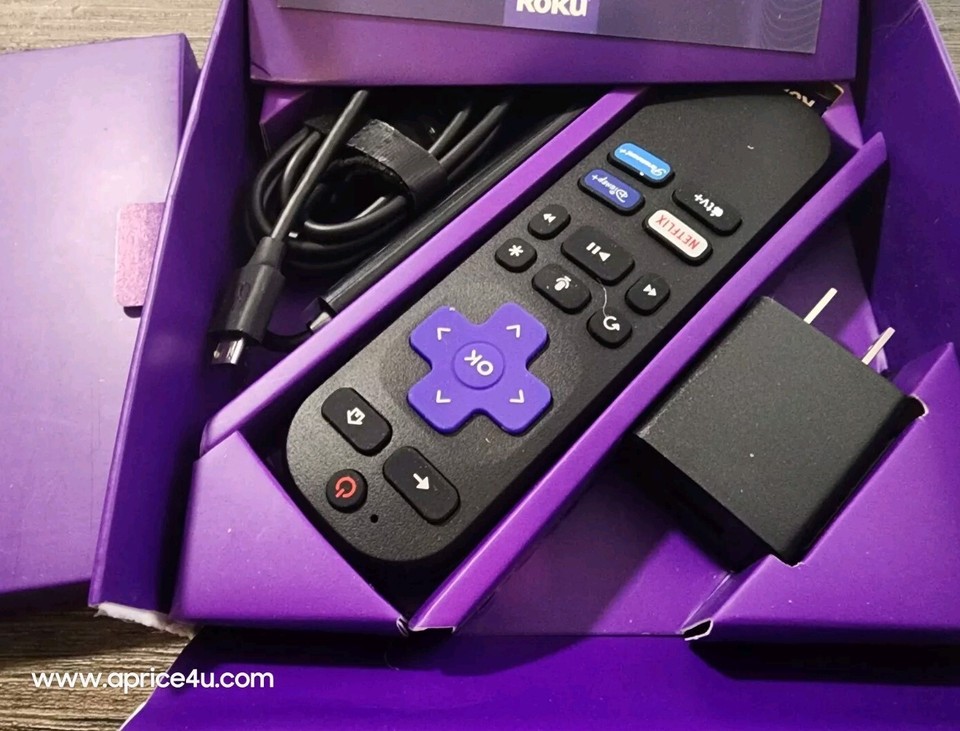 Roku Streaming Stick 4K/HDR/Dolby Roku Voice Remote and TV Controls ...