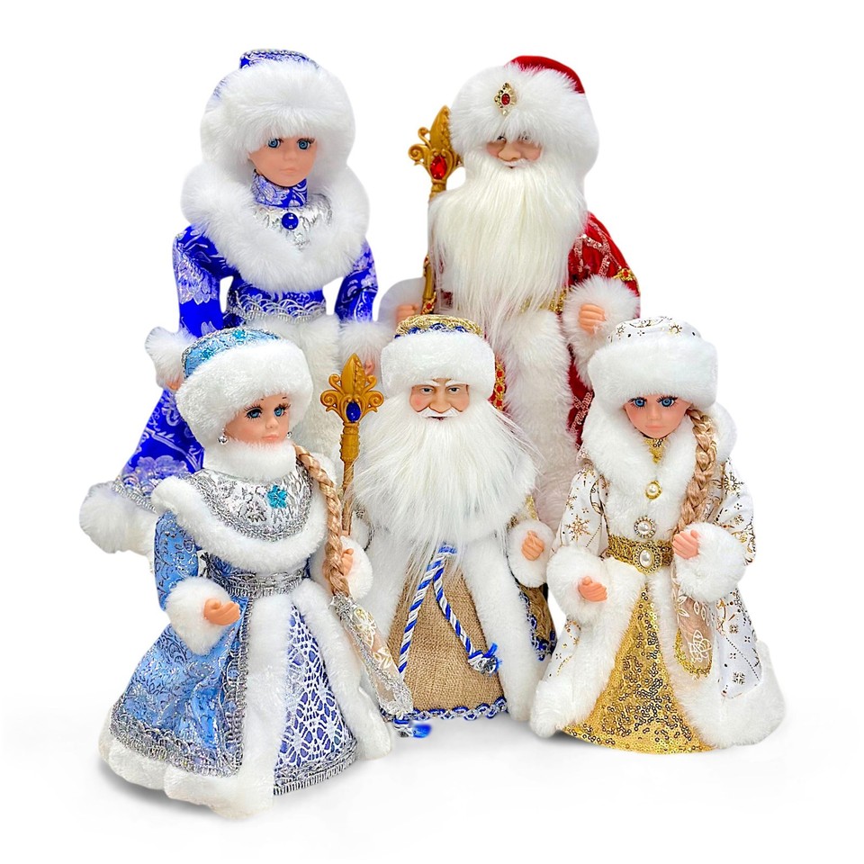 12" Father Frost Musical Doll Ded Moroz Christmas Figurine [SINGS IN ...