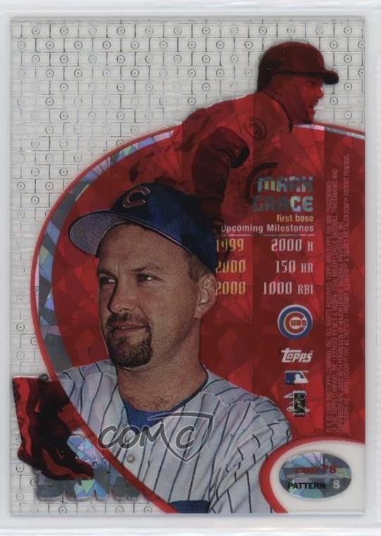 1998 Topps Tek Pattern 08 Diffractor Mark Grace #78 | eBay