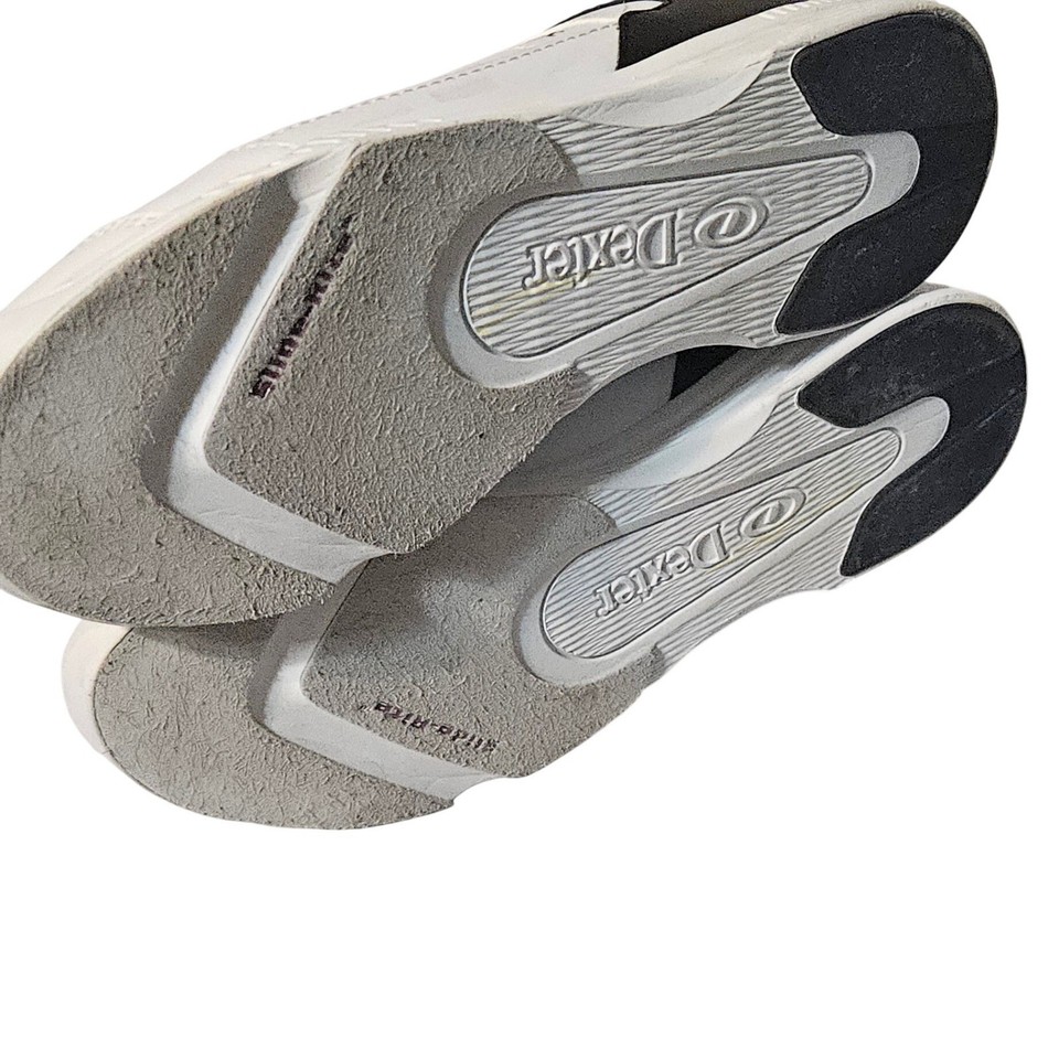 Dexter Bowling Shoes Mens 10.5M D White Black Leather Ricky IV EUC | eBay