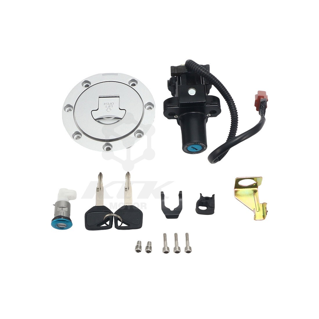 Ignition Switch Key Fuel Cap Lock Set For Honda CB600F Hornet 600 PC-41 ...