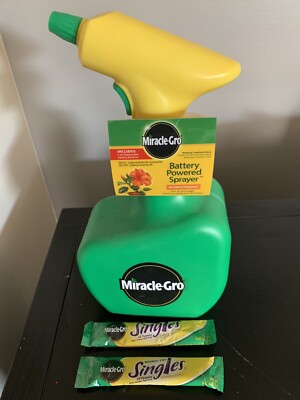 1 Miracle Gro Battery Powered Sprayer - Spray Bottle - Includes 2 AA ...
