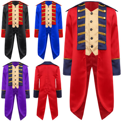 Steampunk Tailcoat Jacket British Coat Colonial Patriot Revolutionary ...